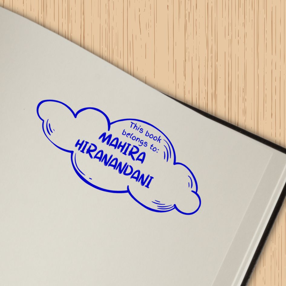 Cloud - Book Stamp – Cupik Design India
