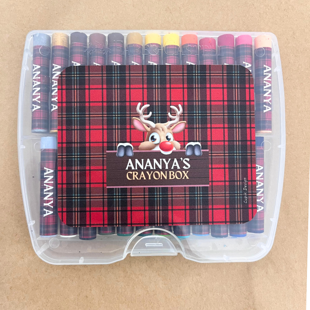 X'mas Plaid Crayon Box Set – Cupik Design India