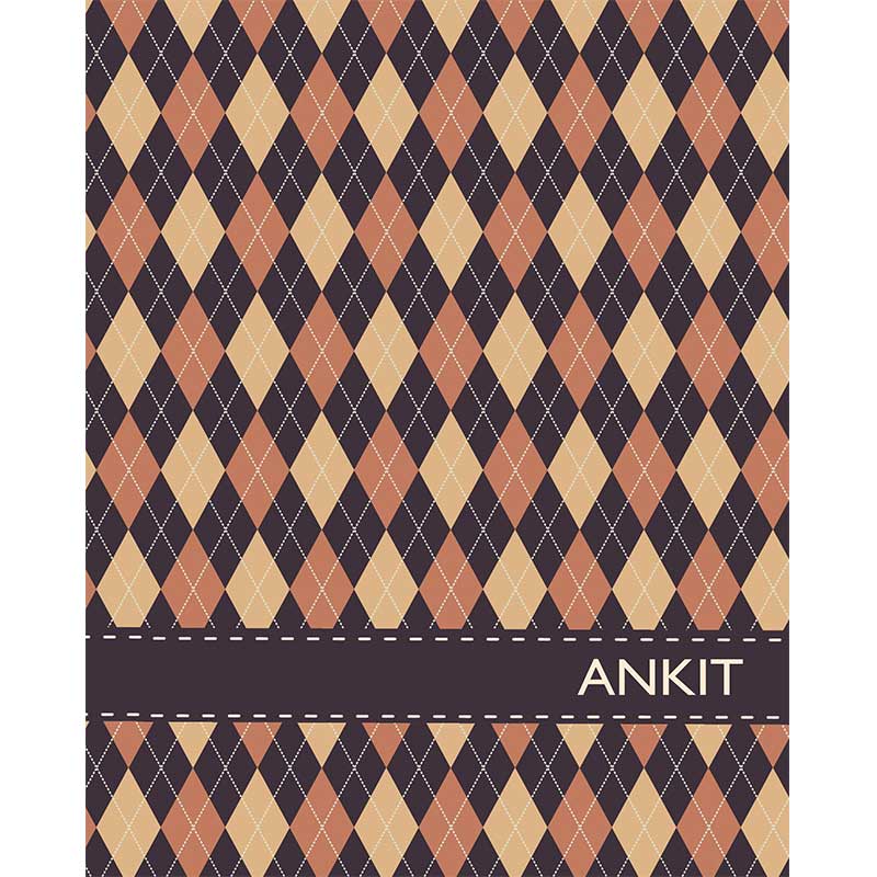Brown Diamonds Hardbound Notebook – Cupik Design India