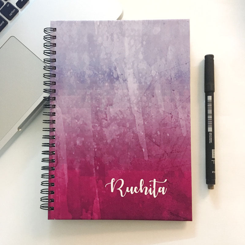 Fuchsia Abstract Forever (Rewritable) Notebook – Cupik Design India