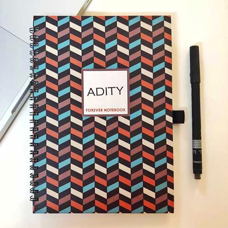 3D Wavy Forever (Rewritable) Notebook – Cupik Design India
