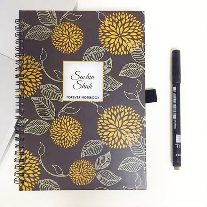 Marigold Forever (Rewritable) Notebook – Cupik Design Personalized ...