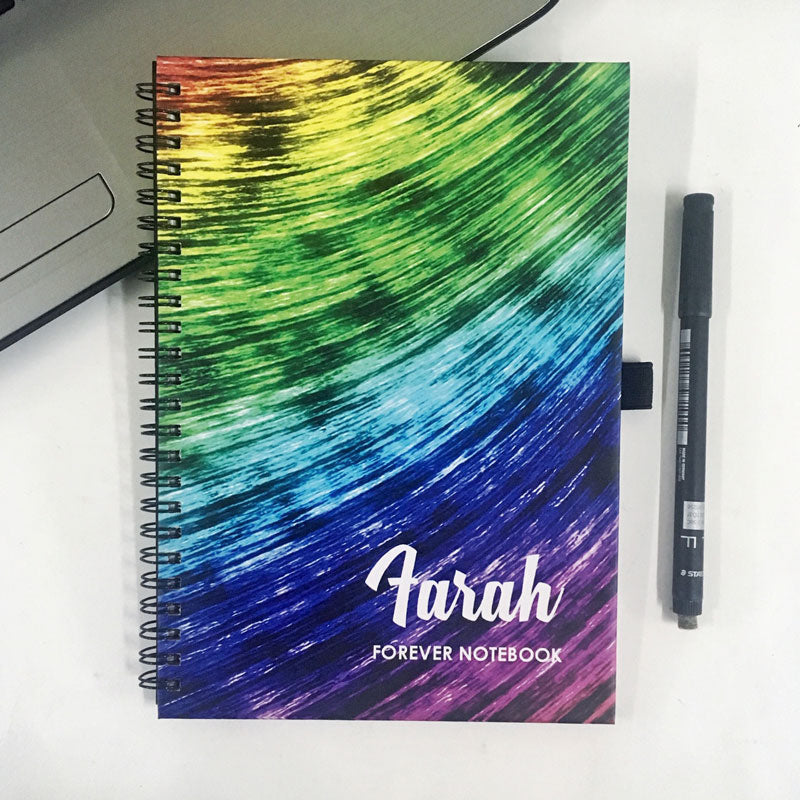 Rainbow Forever (Rewritable) Notebook – Cupik Design India
