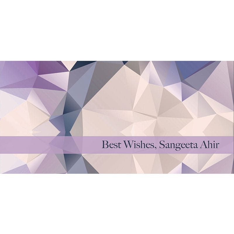 Mauve Triangles Gift Envelopes – Cupik Design India