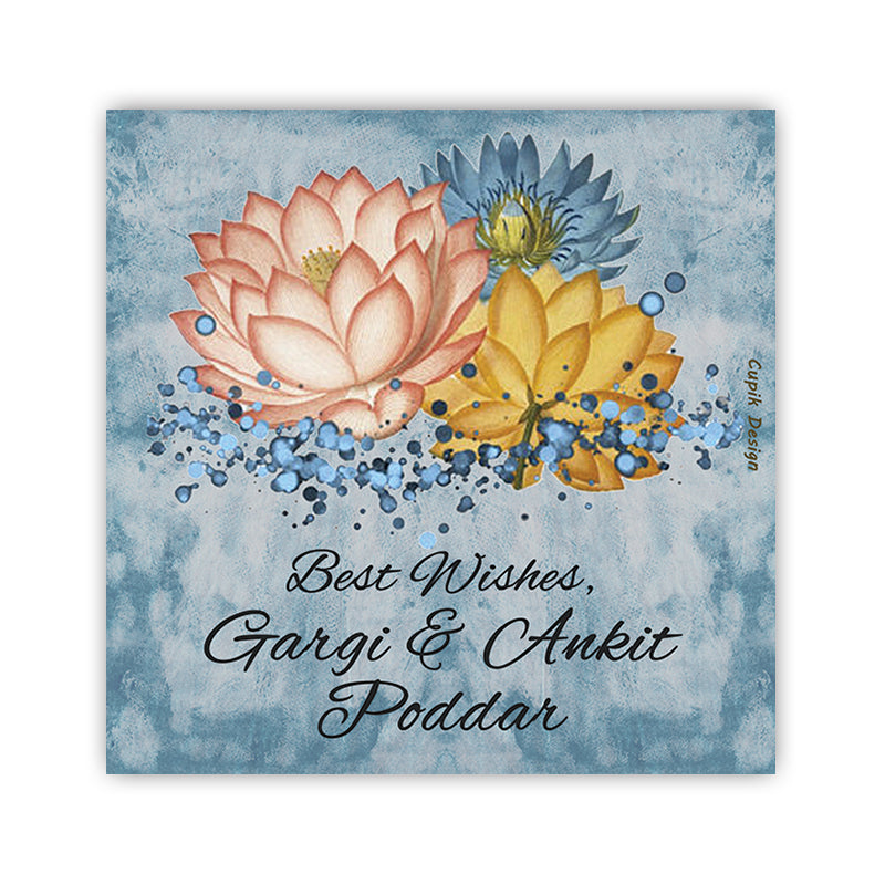 Lotus Veda Gift Tags – Cupik Design India