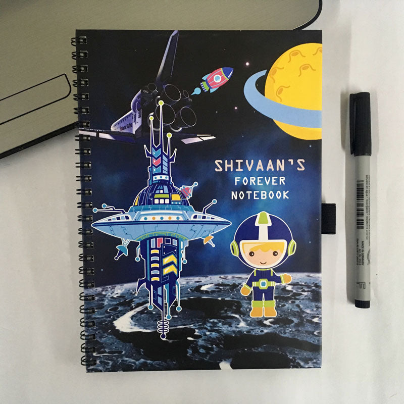 Astronaut Forever (Rewritable) Notebook – Cupik Design India