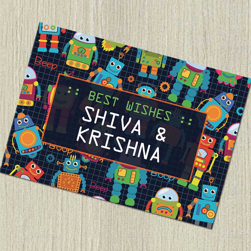 Robots Gift Notecards – Cupik Design India