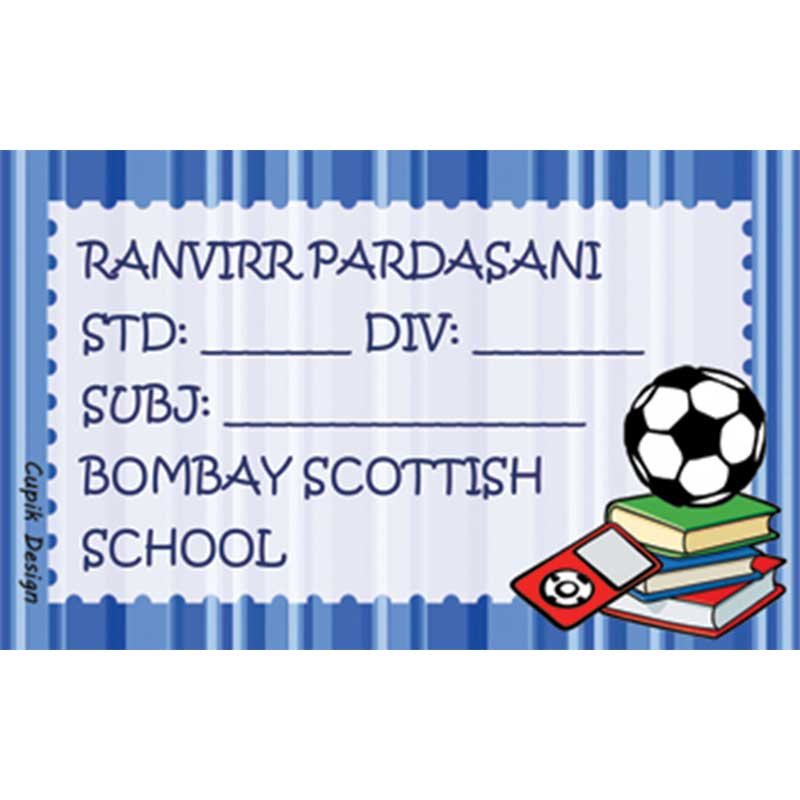 Books School Book Labels – Cupik Design India
