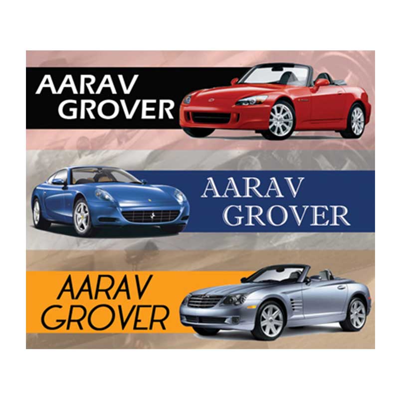 Cars Name Stickers – Cupik Design India