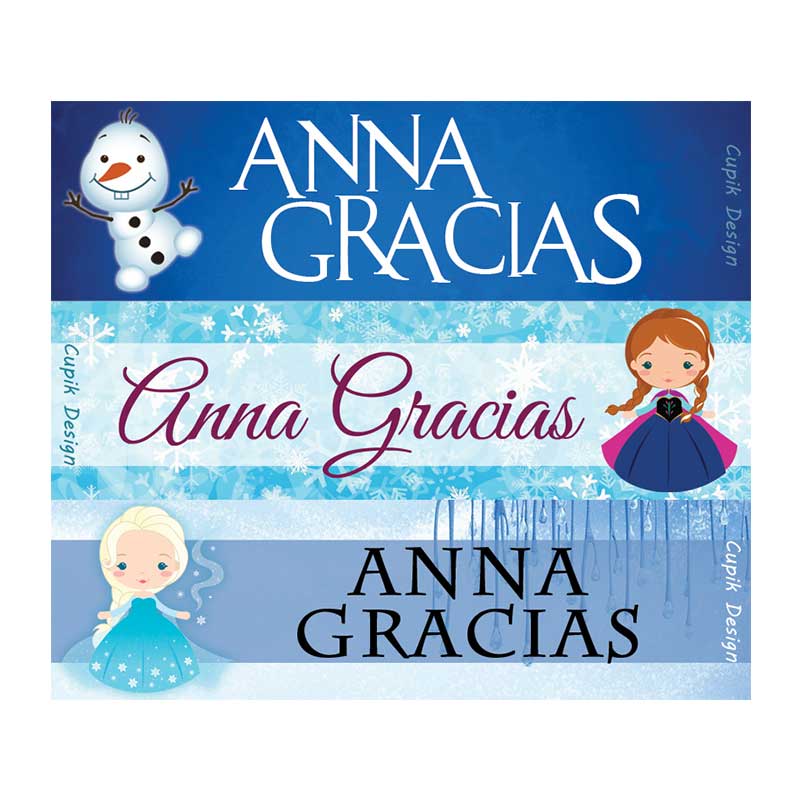 Frozen Name Stickers – Cupik Design India