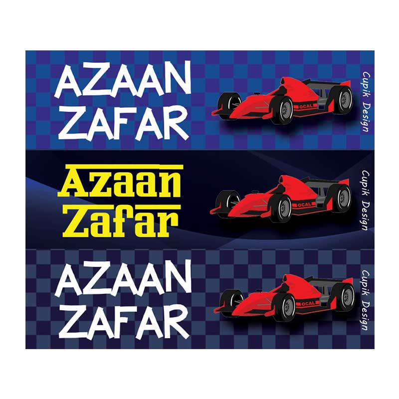 Ferrari Name Stickers – Cupik Design India