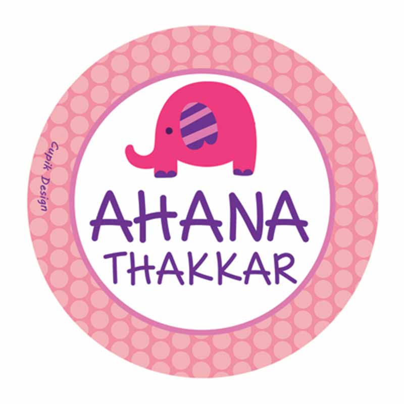 Ellie Waterproof Stickers (Round) – Cupik Design India