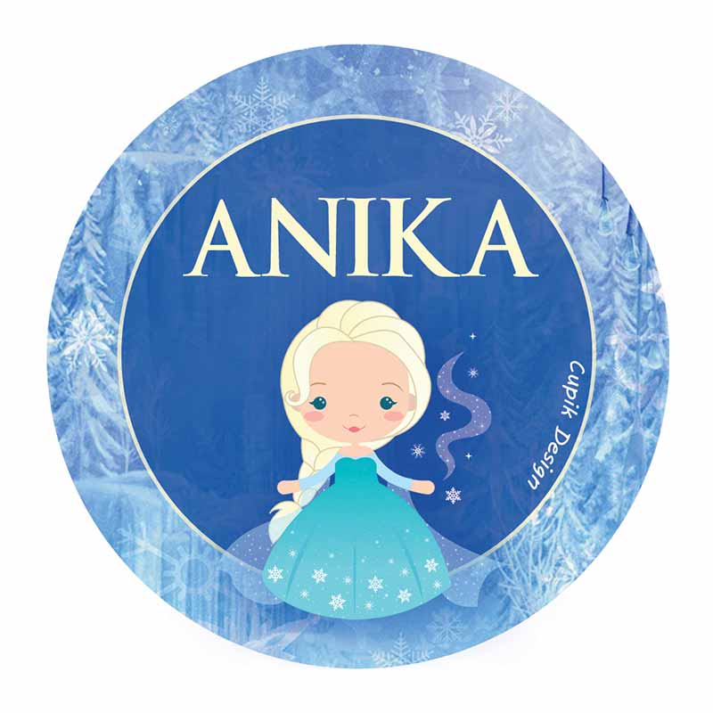 Frozen Waterproof Stickers (Round) – Cupik Design India